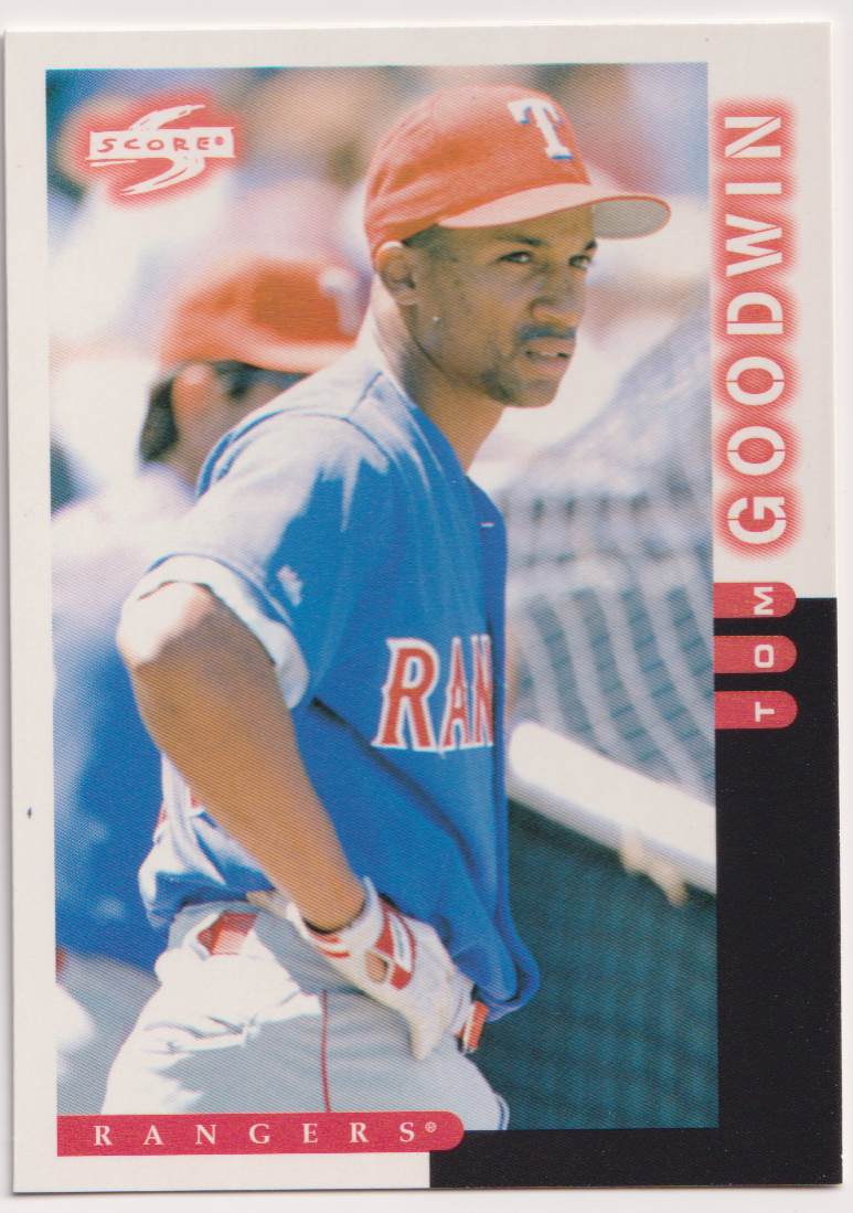 1998 Score #209 Tom Goodwin Texas Rangers | eBay