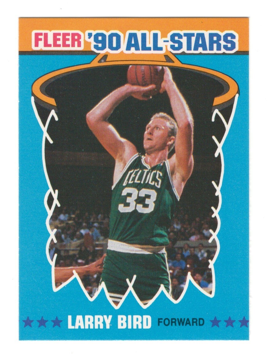 Larry Bird 1990-91 Fleer All-Stars #2 Insert Card | eBay