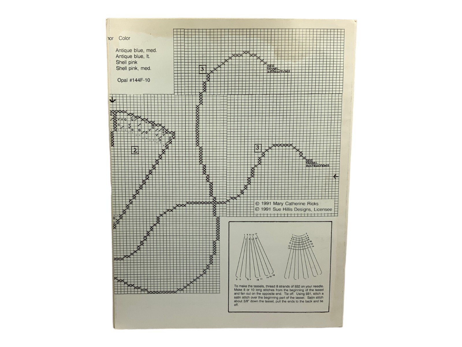 Victorian Pleasures Duplicate Stitch Leaflet Classic Stitches 108 Sue ...