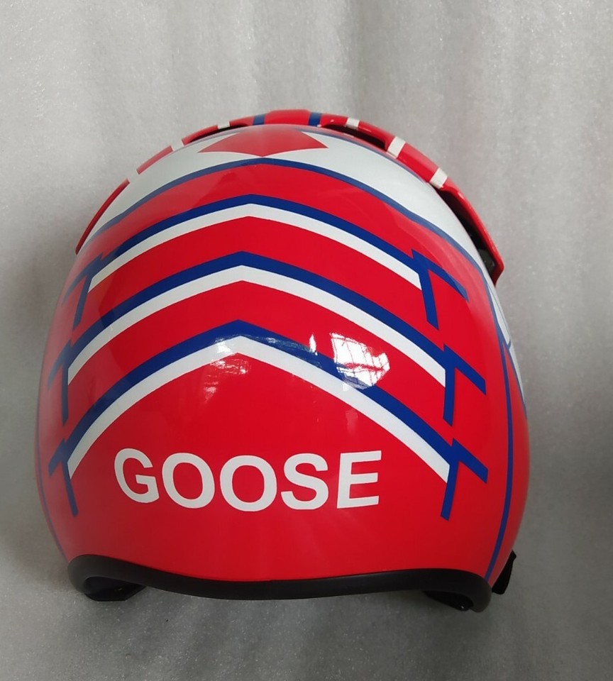 HGU-33 TOP GUN MAV - GOOSE NAVAL AVIATOR PILOT HELMET with Leather ...