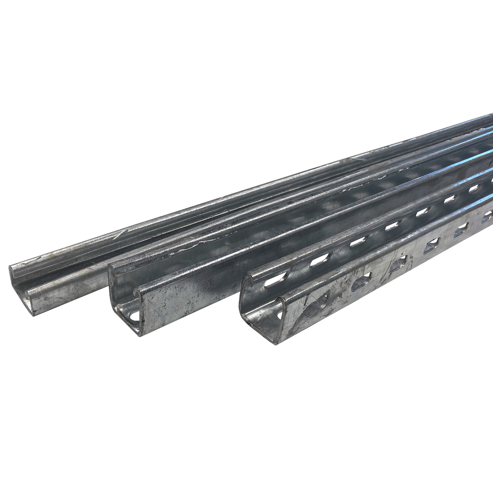 12 Gauge Galvanized Steel Half Slotted Metal Framing Strut Channels | eBay