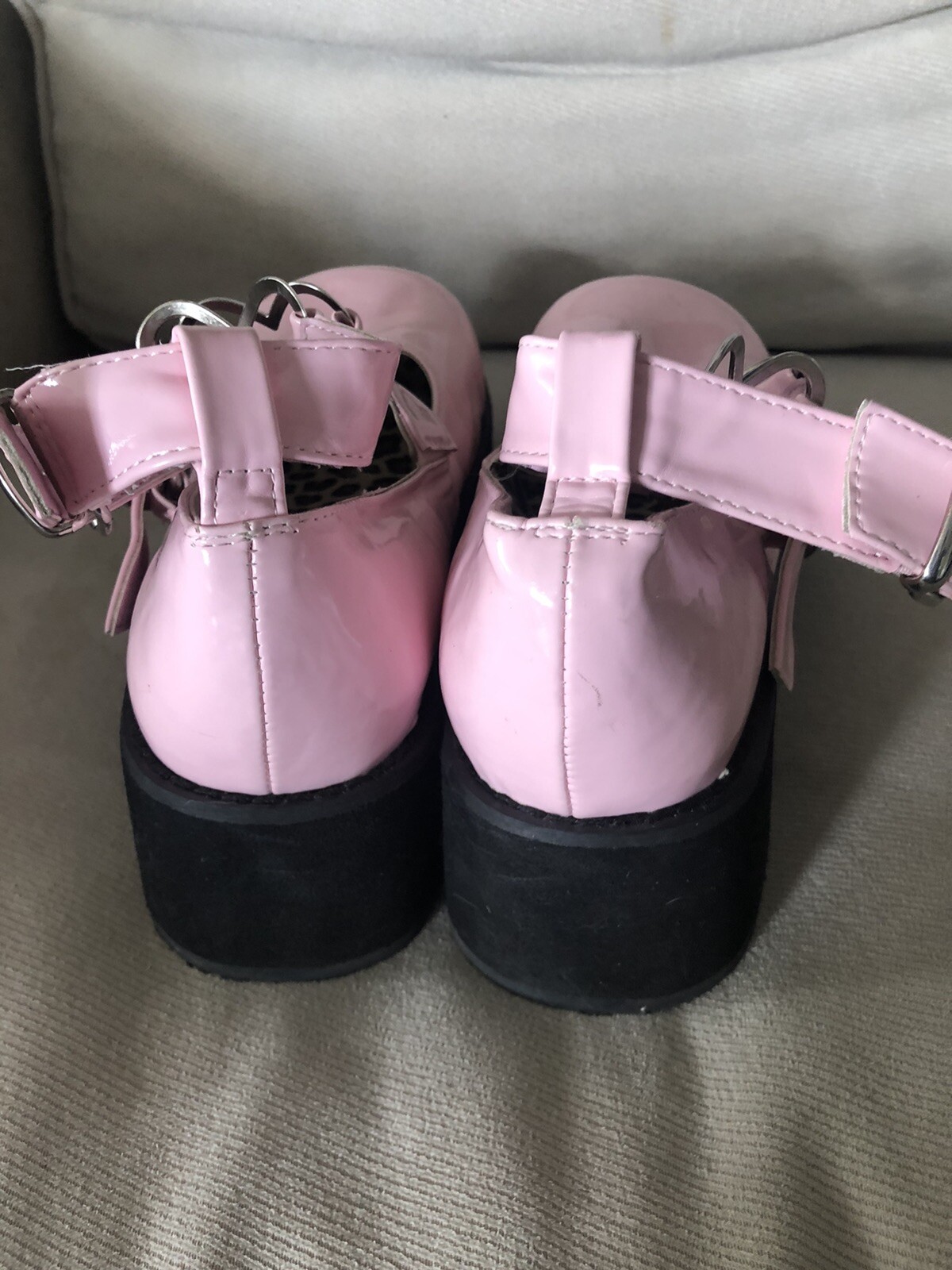 Demonia SPRITE platform shoes pink Patent Mary Jane w… - Gem