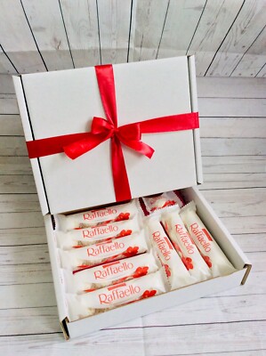 Raffaello Personalised Large gift chocolate hamper Box Birthday ...