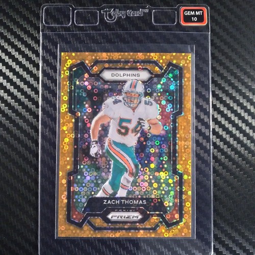 2023 Panini Prizm Zach Thomas Orange Disco Prizm #181- Taby Card™ GEM ...