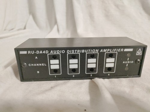 RDL RU-DA4D Mono/Stereo Distribution Amplifier UNTESTED Audio ...