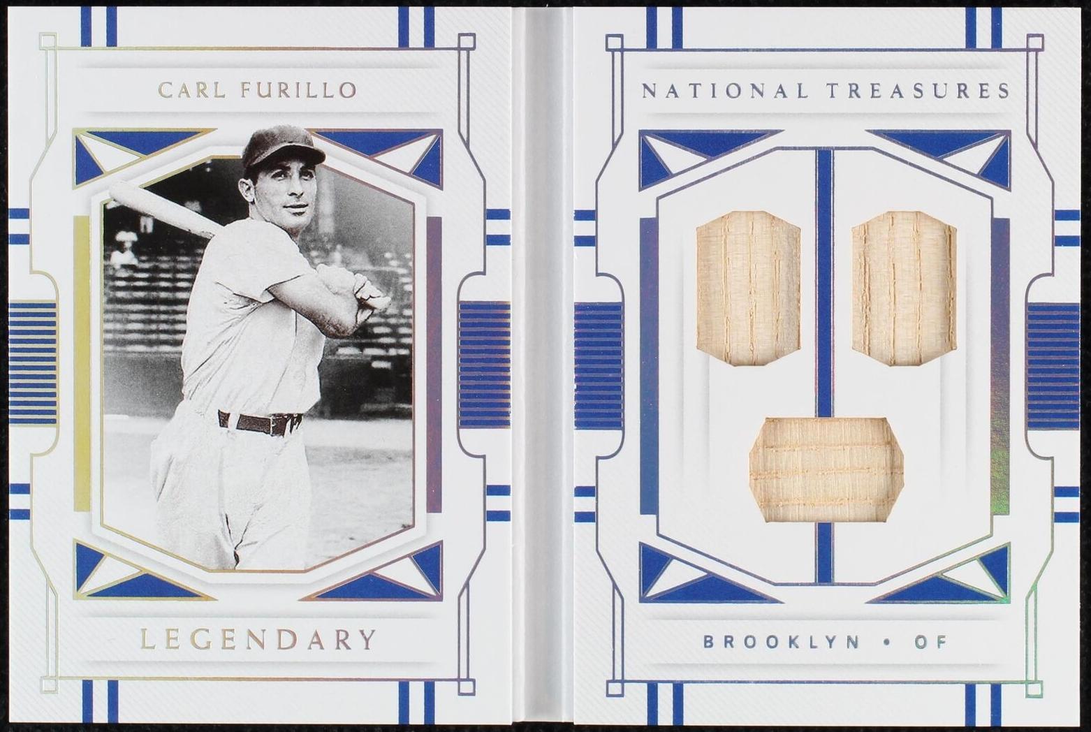2021 Panini National Treasures - Legendary Materials Triples Booklets ...