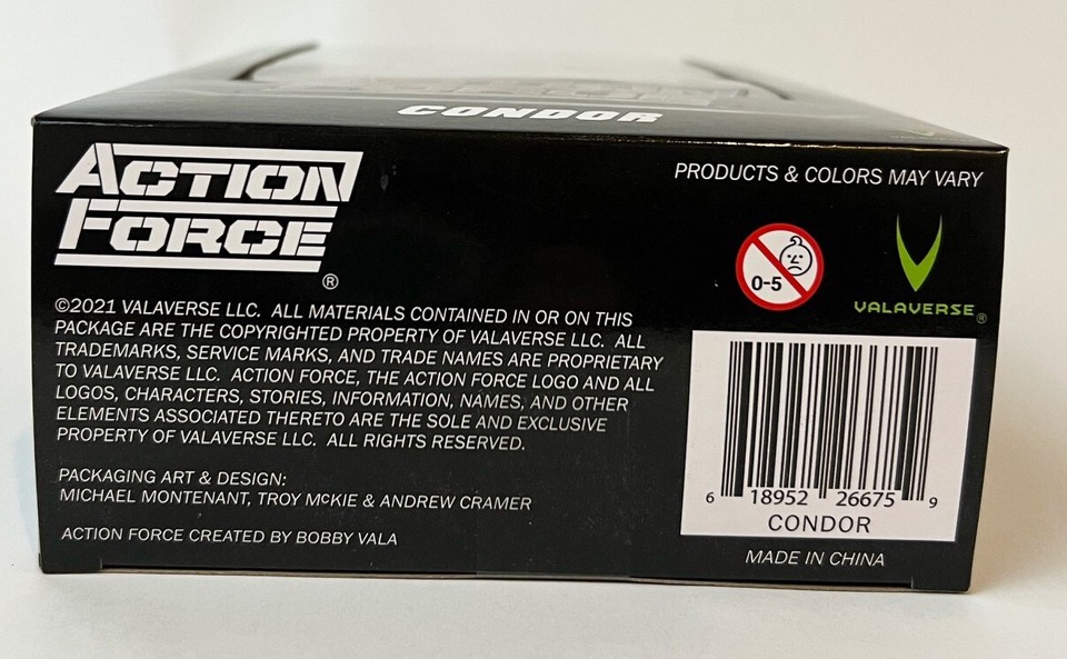Valaverse Action Force CONDOR Series 01-01 Kickstarter Excl. In Sealed ...