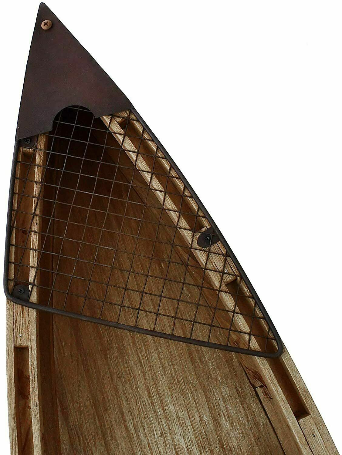 Nautical Wood Boat Shelf Wall Decor Hanging Row Boat Shelf Display 47"H ...