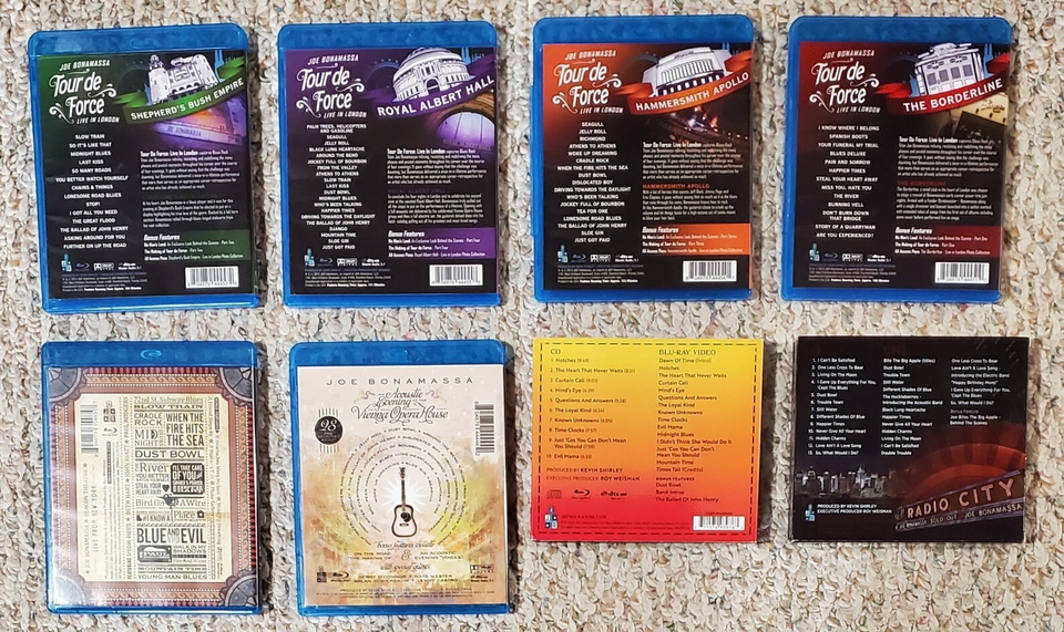 Joe Bonamassa Blu-Ray concerts. | eBay