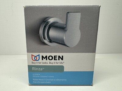 Moen Y1103CH Rinza Robe Hook, Zinc, Chrome | eBay