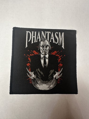 PHANTASM, BLACK BORDER, 4X4 INCHES, WOVEN PATCH | eBay