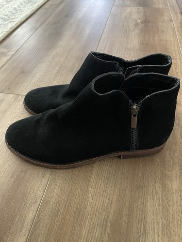 Sole Society Women's Black Leather Booties Size 8 Great Condition | eBay