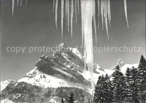 Braunwald GL Winterimpressionen Ortstock Hoher Turm Glarner Alpen ...