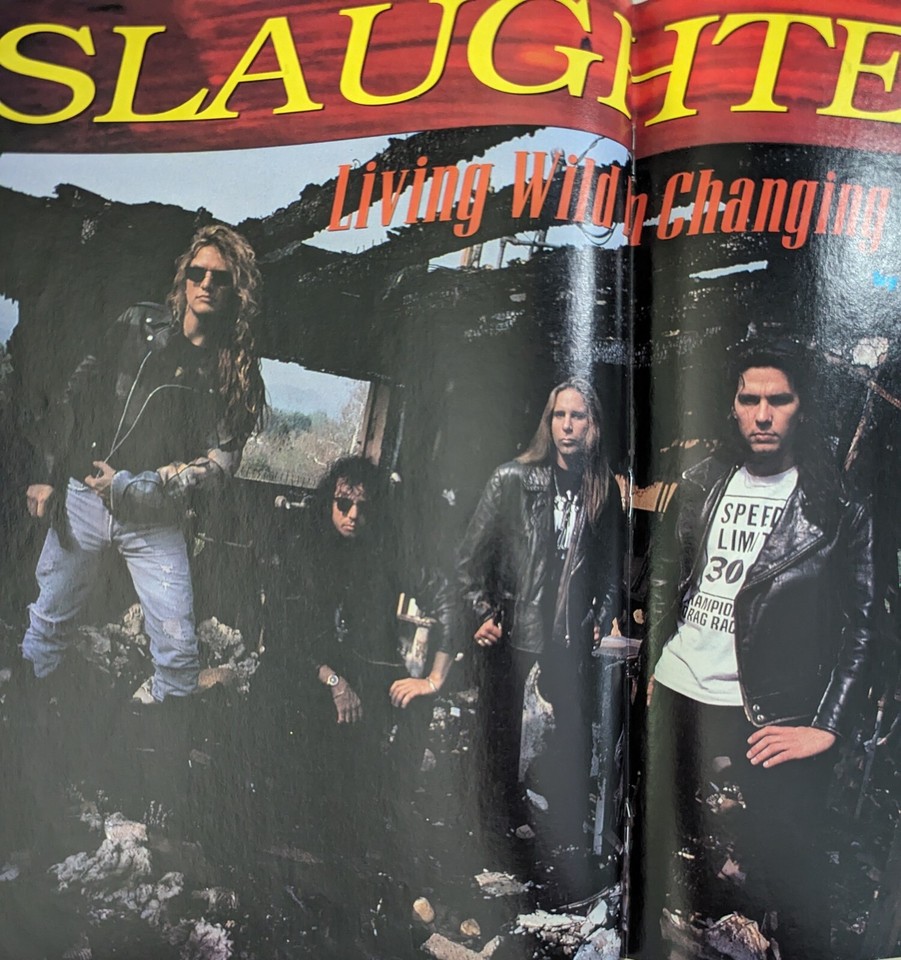 Screamer Magazine September 1992 Slaughter, Soundgarden, Sabbath ...