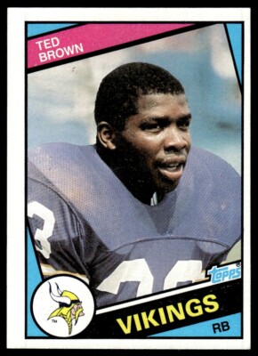 1984 TOPPS TED BROWN K MINNESOTA VIKINGS #289 | eBay