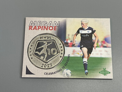 Megan Rapinoe 2022 Parkside Paramount NWSL 10th Anniversary Coin Card ...