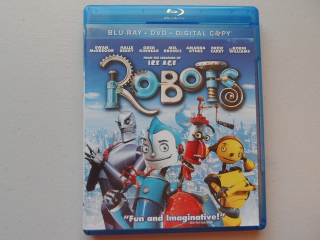 Robots Blu-ray DVD Digital Copy 2015 ) 3 Disc Set) Slipcover I Ship ...