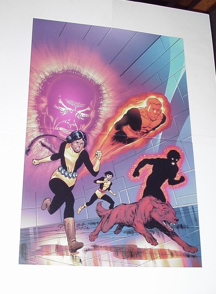 New Mutants Poster #1 Bob McLeod Cannonball Mirage Wolfsbane Fox Movie ...