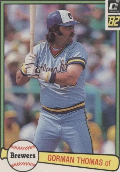 1982 Donruss - Gorman Thomas #132 for sale online | eBay