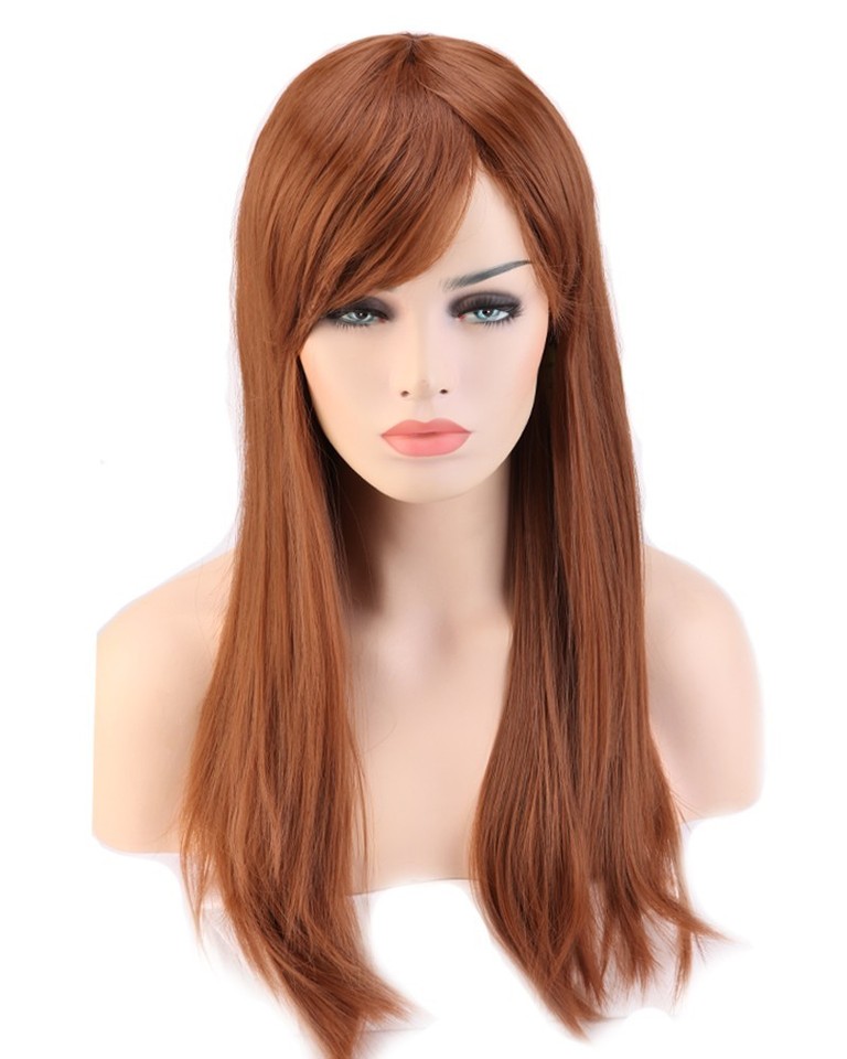 Lots Natural Hair Wig Women Long Straight Wavy Sexy Cosplay Daily Party ...