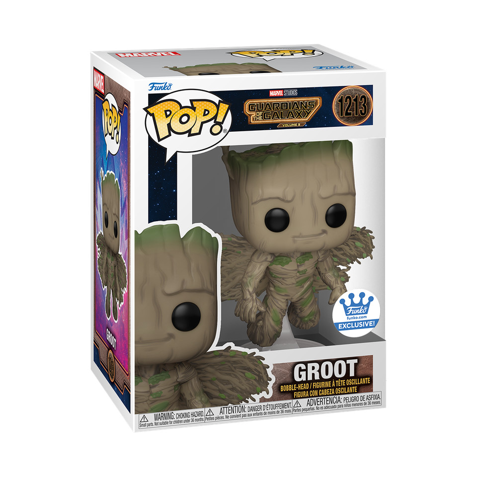 Funko Pop! Vinyl: Marvel - Groot - Funko (Exclusive) #1213 889698687263 ...