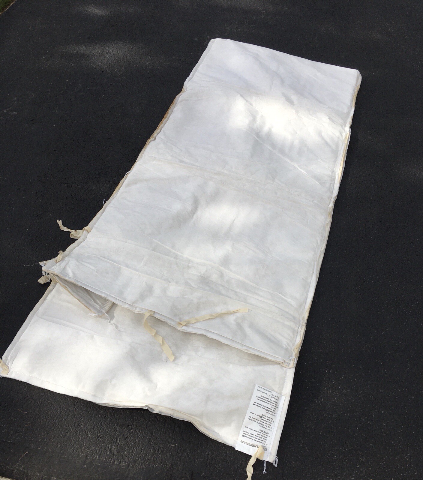 FSS Firefighters Sleeping Bag - out of Cellulose Fiber - Camping ...