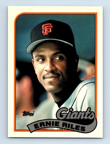 1989 Topps Ernie Riles San Francisco Giants #676 | eBay