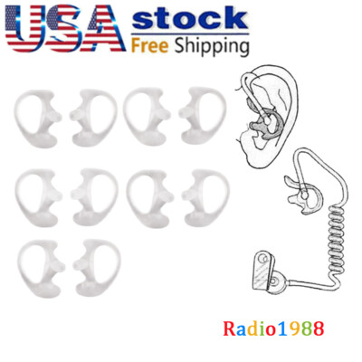 5x Open Ear Insert Earmold for Acoustic Tube Earpiece LEFT & RIGHT ...