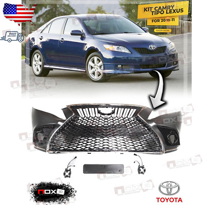 FOR 2010-2011 Toyota Camry Front Bumper Grille Body Kit Lexus Style ...