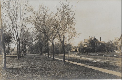 RP Postcard CARROLL Iowa/IA Early 1900's Houses/Homes from High School ...