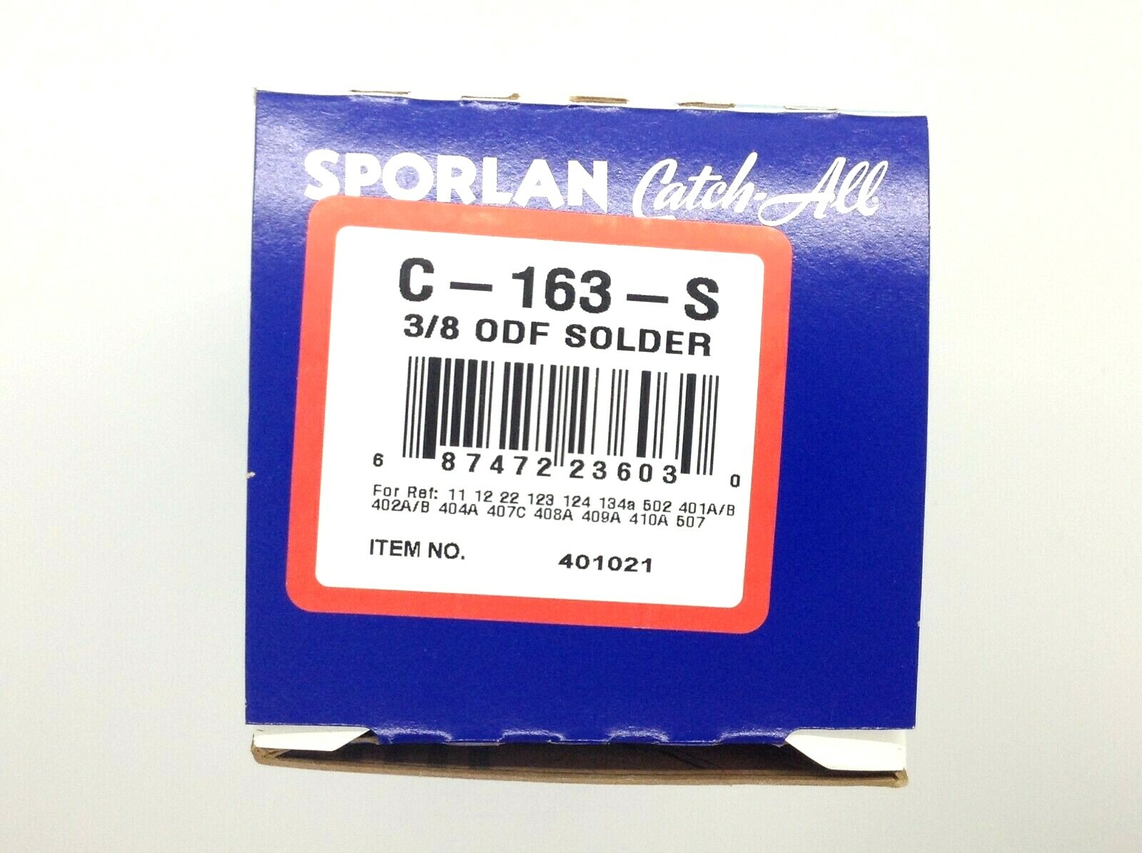 Sporlan 401021 - C-163-S 3/8" ODF Liquid Line Filter Drier C163S Catch ...