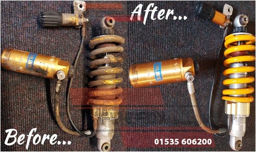 Honda NX650 SLR650 ST1100 ST1300 VF500 Shock Absorber REBUILD Service ...