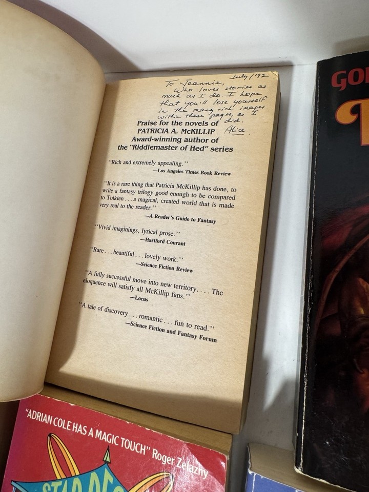 Lot Fantasy PB Novels Patricia McKillip Star Requiem Barbara Hambly ...