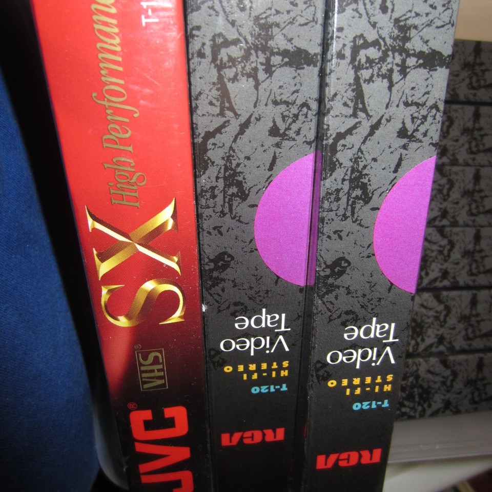 Lot Of 11 VHS tapes recordable Blank Sealed Brand New Sealed Old Stock ...