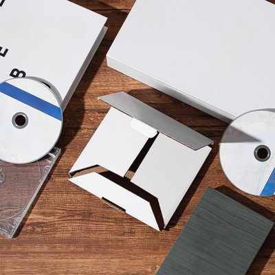 50 Pcs 5 5/8"L X 5"W X 7/16"H Cd Mailer Box Cd Shipping Boxes ...