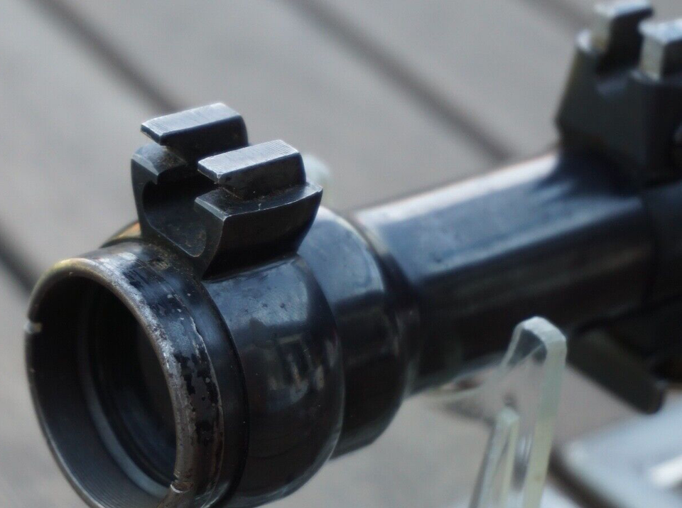 C.P. GOERZ BERLIN 4x GEWEHR Nr. 2143CC GERMAN SNIPER RIFLE SCOPE GEWEHR ...