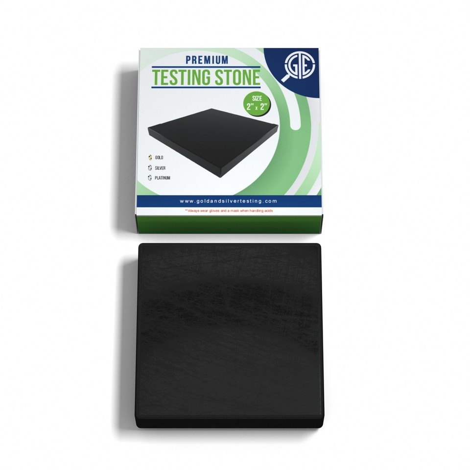 Gold Silver Platinum Jewelry Testing Stone 22K 18K 14K 10K Purity Scrap ...