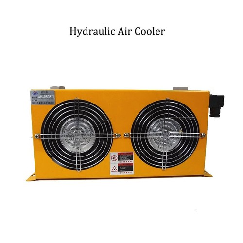 AH0608TL Hydraulic Air Cooler Air Cooled Oil Radiator Double Fans Oil ...