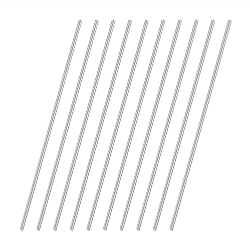 2Mm X 200Mm 304 Stainless Steel round Rod, Metal Solid Shaft Rods Lathe ...