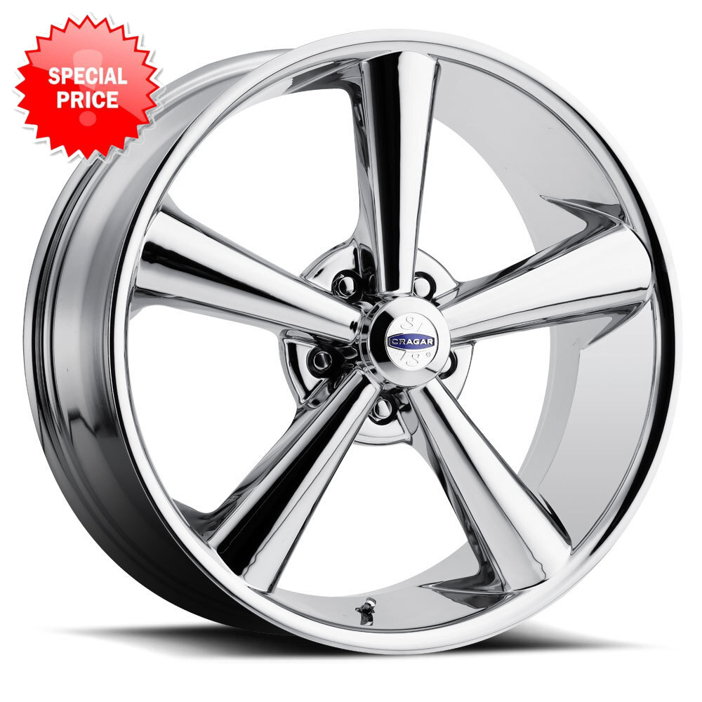 CRAGAR 614C S/S Modern Muscle Rim 20X10 5X120 Offset 39 Chrome ...