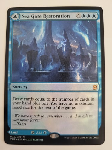 Sea Gate Restoration / Sea Gate Reborn Foil Zendikar NM English MTG | eBay