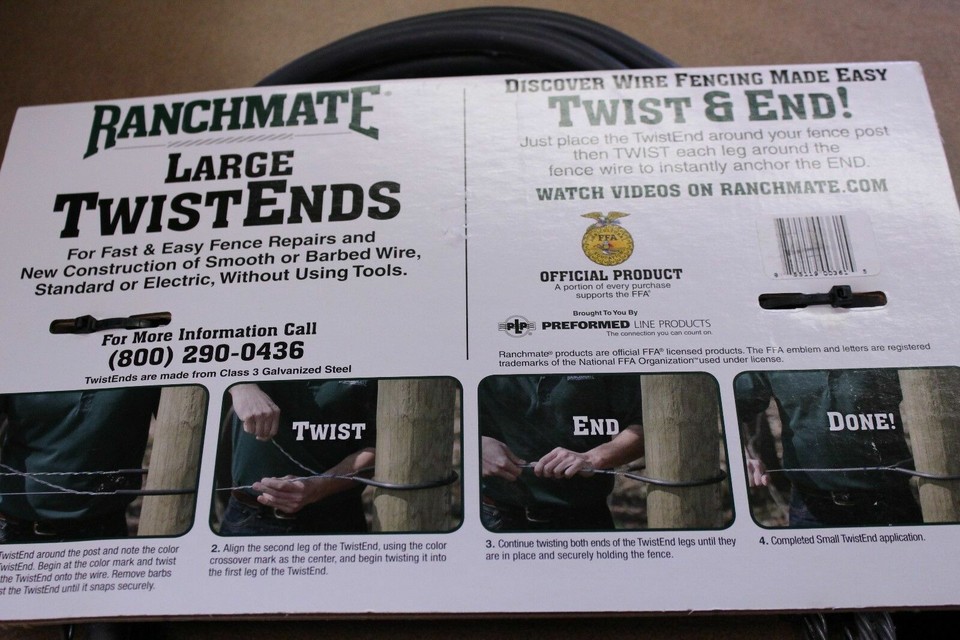 Ranchmate Insulated TwistEnd Wire Fencing L (5 ct) Blue (18 barbed or ...