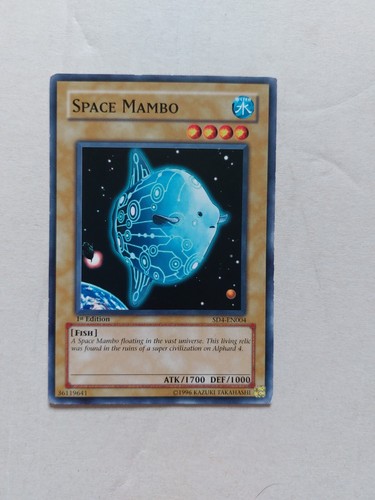 Yu gi oh card space mambo SD4-EN004 1996 1st edition | eBay