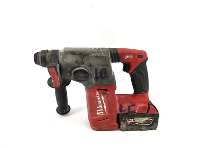 Milwaukee 2712-20 FUEL M18 SDS+ 1" Rotary Hammer Drill with 5Ah Battery ...