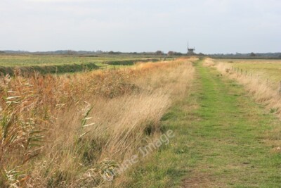 Photo 6x4 Footpath to Brograve mill Horsey Corner Footpath from Horsey ...