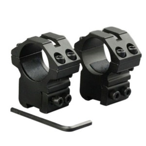 Scope Rings 1" Dia For 22 cal For Air Rifle 3/8 Inch Dovetail Mount ...