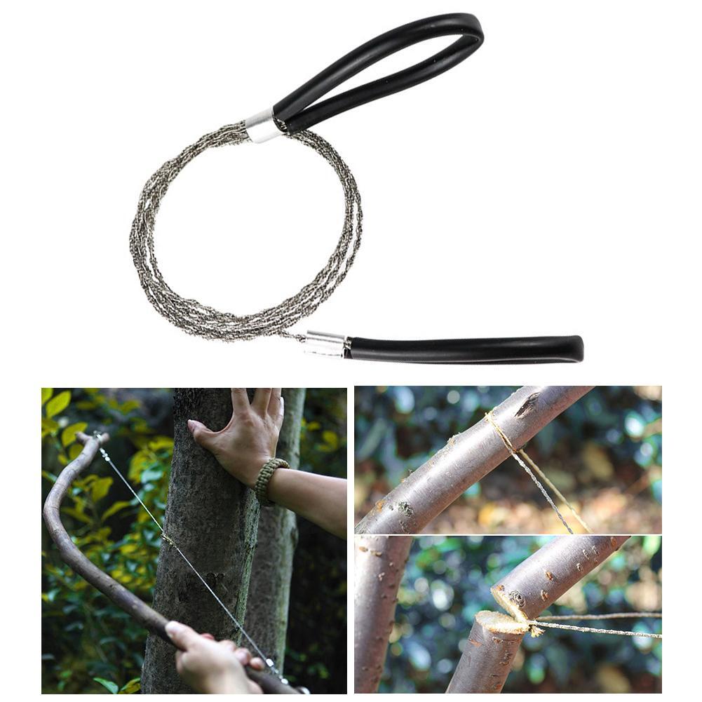 Portable Stainless Steel Wire Saw with Handle Manual Cutting Chain Saws ...