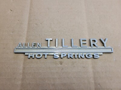 Allen Tillery Chevy Hot Springs AR Car Dealership Emblem Badge Logo ...