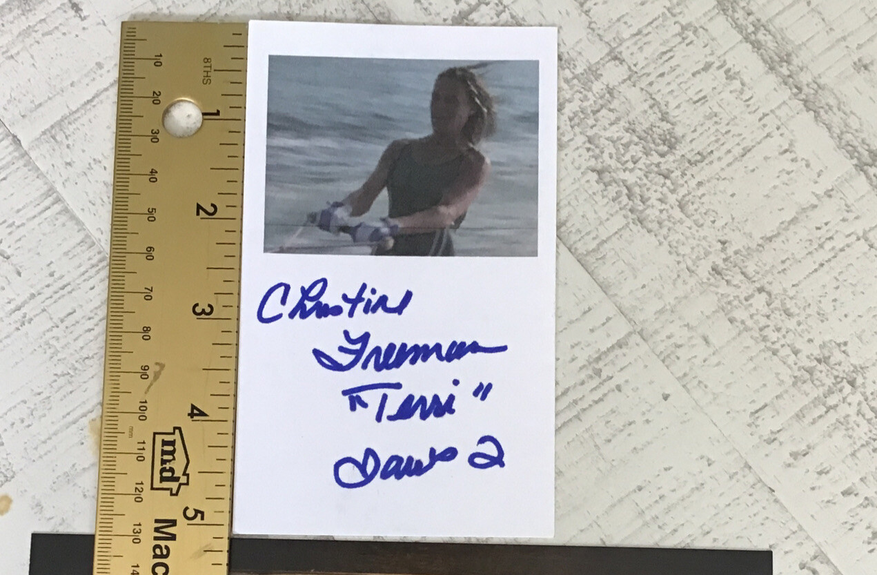 Autographed Christine Freeman Jaws 2 3x5 Photo Card COA Adds Role ...