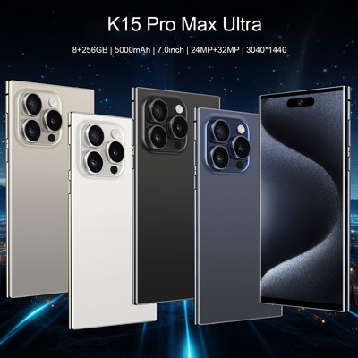 Unlocked Cell Phone K15 Pro Max Ultra 8+256GB 5G Smartphone Android13 ...